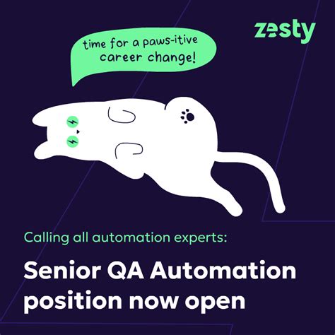 Zesty On Linkedin 🚀 Were Hiring Senior Qa Automation Engineer 🚀 We