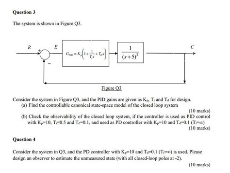 Solved Question The System Is Shown In Figure Q R E C Chegg