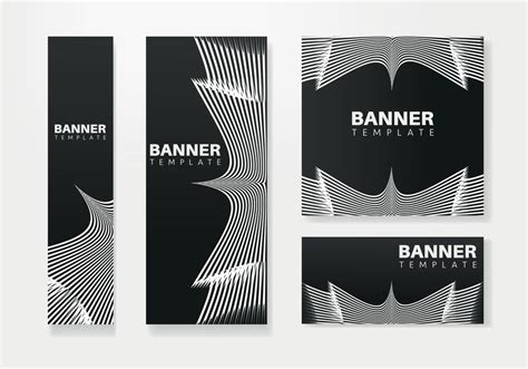 Black Banner Template Vector Art Icons And Graphics For Free Download