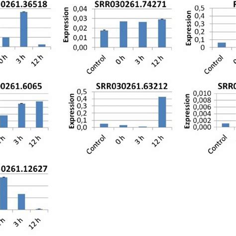 Expression Levels Of Seven Selected Genes Calculated By Qrt Pcr