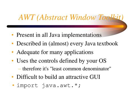 PPT - Java PowerPoint Presentation, free download - ID:5444658