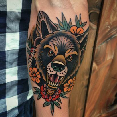 Traditional Bear Tattoo Meaning And Design Ideas Tattoo Build