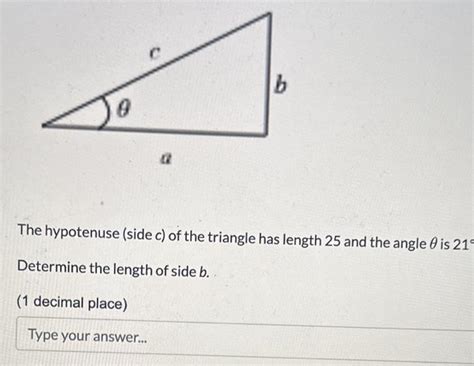 [solved] the hypotenuse side c of the triangle ha