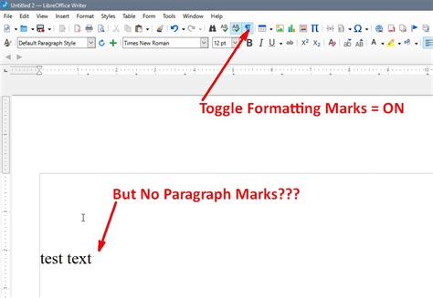Paragraph Formatting Marks Are Gone And Toggling Does Not Bring Them