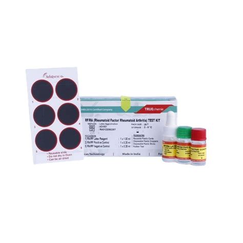 Ra Rf Latex Test Rapidly Screen For Rheumatoid Arthritis