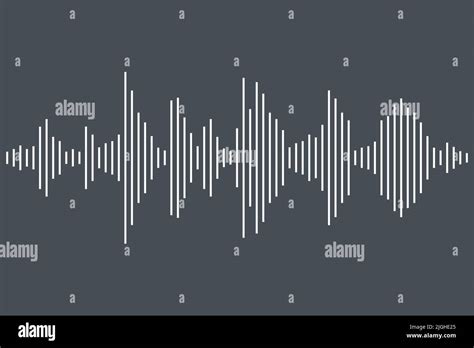 Audio Levels Simple Vector Sound Wave Display Audio Waveform Graphics