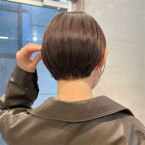 ショート ミニボブ 透明感カラー 須田彩加 マッシュショート×シアーベージュ スッキリめなショートスタイル 🪄 秋は柔らかく透ける