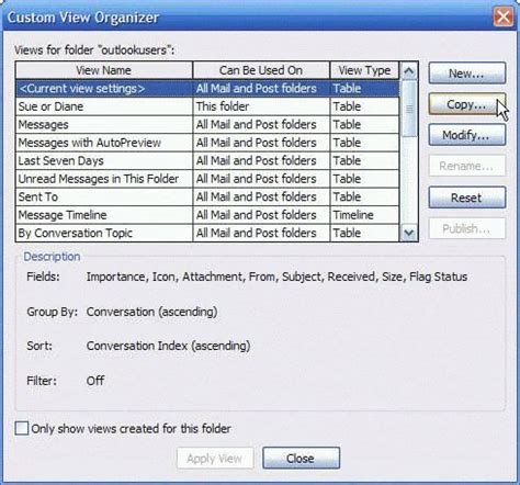 Find Outlook S Custom View Menu Outlook Tips