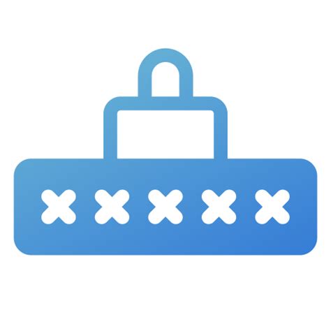Password Generic Gradient Fill Icon