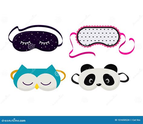 Eye Mask Vector Sleeping Night Accessory Relax Resst In Traveling