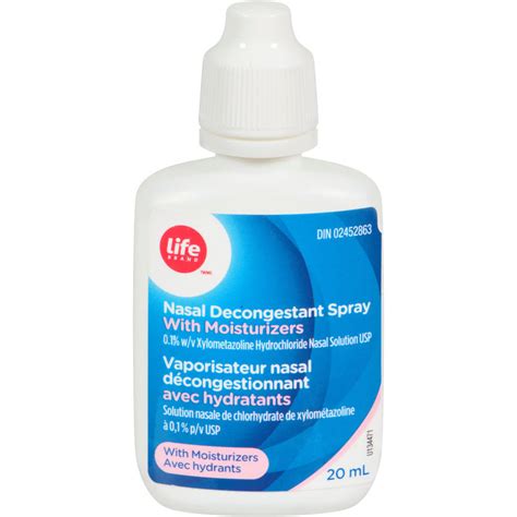 Life Brand Lb Nasal Decongestant Spray With Moisturizers 20 Ml Ctc Health