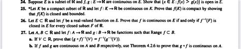 solved 24 suppose e is a subset of r and f 8 erare