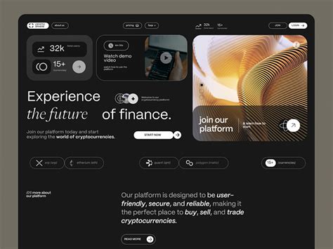 Asset Tokenization Landing Page By Awsmd On Dribbble
