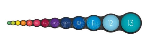 Timeline Chart Table Schedule Template Infographic Stock Vector Illustration Of Banner