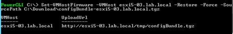 Backup And Restore Esxi Configuration With Powercli Esx Virtualization