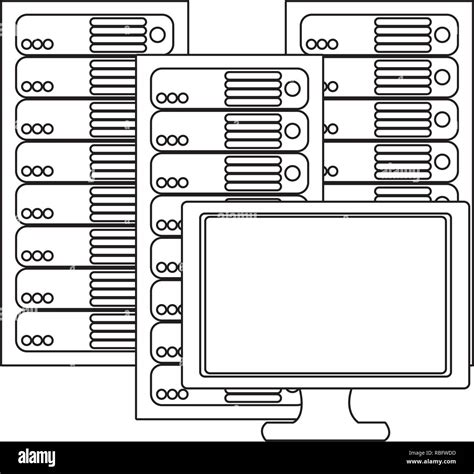 Technology Computing Cartoon Stock Vector Image And Art Alamy