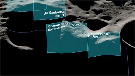 The Moon What Is This Surface Feature Near Shackleton Crater