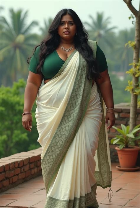 Indian Extreme Plus Size Fat Hindu Chubby Busty Dark Skinned Wide Woman