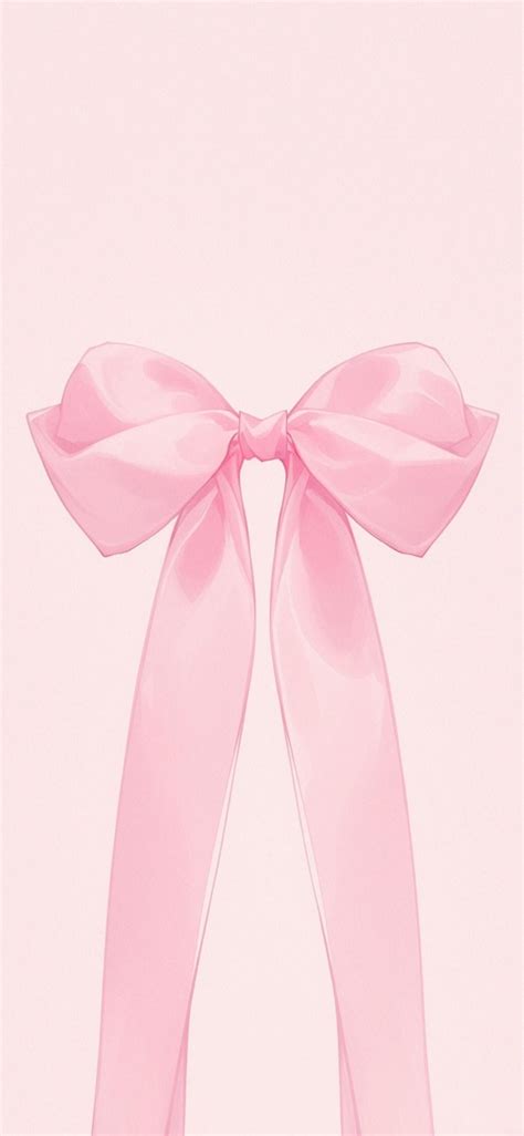 Pink Bow Aesthetic Wallpaper