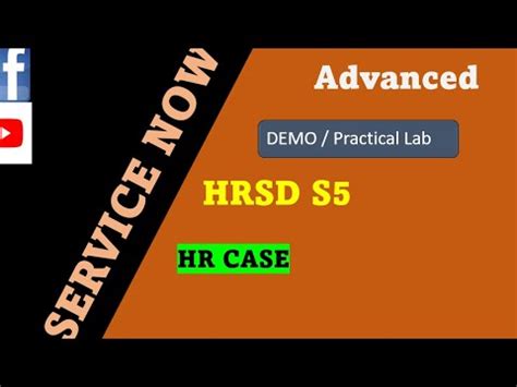 ServiceNow HRSD Session How To Configure HR Case HRSD ServiceNow YouTube