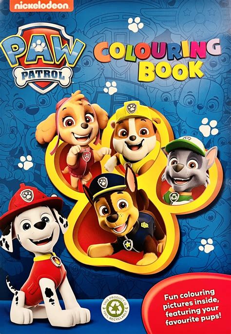 Paw Patrol Colouring Book Pages