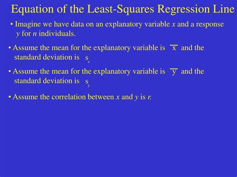 Ppt Least Squares Regression Powerpoint Presentation Free Download