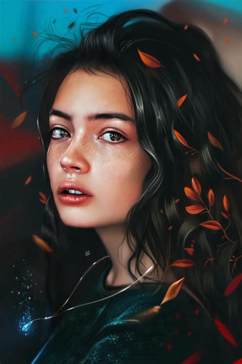 120 красивых артов девушек