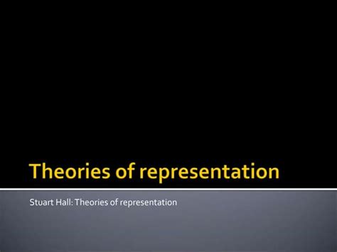 Stuart Hall Representation Theory Pdf