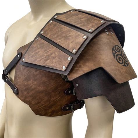 Medieval Single Pauldron Nordic Viking Shoulder Armor Retro Medieval