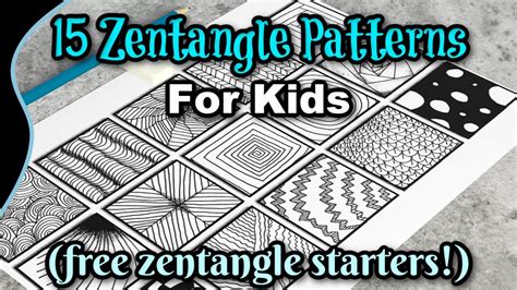 free printable zentangle patterns download free printable zentangle