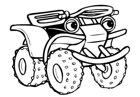 Cartoon Atv Coloring Page Download Print Or Color Online For Free