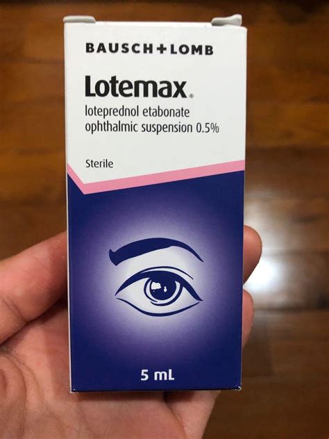 Lotemax Eyedrop Beauty And Personal Care Vision Care On Carousell
