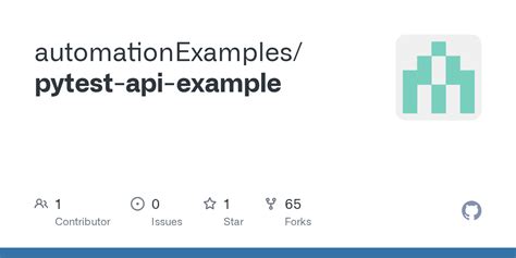 github automationexamples pytest api example
