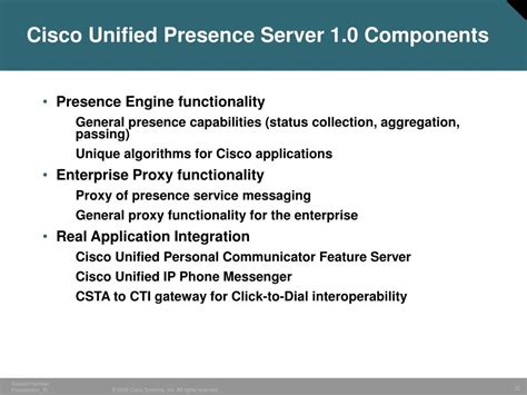 Ppt Sip Tutorial Cisco Sip Product Integration Powerpoint Presentation Id 277341