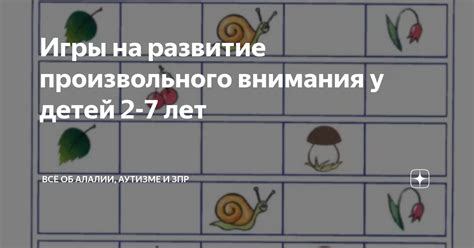 Игры на развитие произвольного внимания у детей 2 7 лет Всё об алалии аутизме и ЗПР Дзен