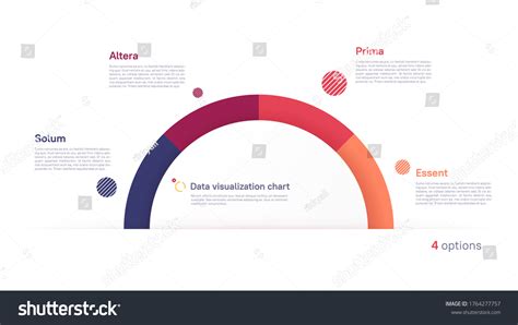 Vector Circle Chart Design Modern Template Stock Vector Royalty Free Shutterstock