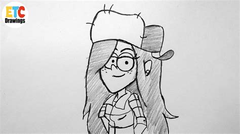 How To Draw Wendy Corduroy From Gravity Falls Step By Step Easy Youtube