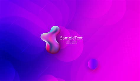 타원형 모양과 다양 한 그늘의 동그라미의 추상적인 기하학적 그림과 파란색과 보라색 배경 구도에 대한 스톡 벡터 아트 및 기타 이미지 구도 기하 도형 디자인 Istock