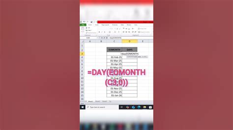 How To Make Month For Day In Excel Excel Exceltips Exceltricks Youtube