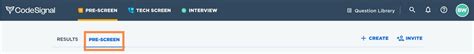 pre screen analytics overview codesignal knowledge base