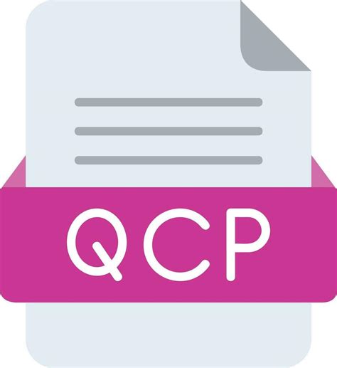 QCP File Format Line Icon 28642737 Vector Art At Vecteezy