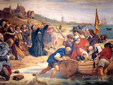 The Embarkation Of The Pilgrims Iuqv