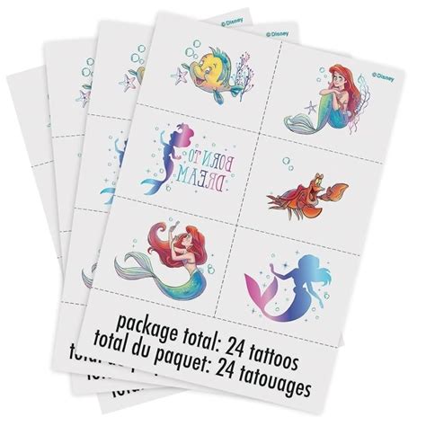 Ariel The Little Mermaid Tattoos