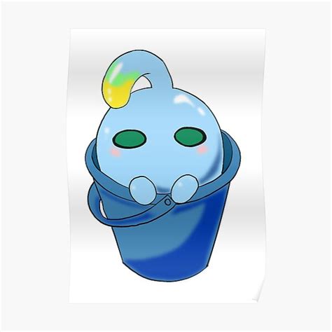 Póster Suu The Slime Monster Musume Diseño De Estilo Anime De Akumanosenshi Redbubble