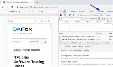 Exploring Google Chrome Dev Tools For Mobile Web Testing QAFox