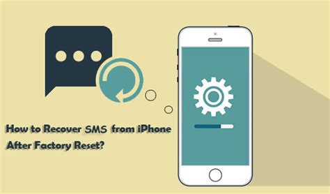 Solved Recover Text Messages After Factory Reset IPhone