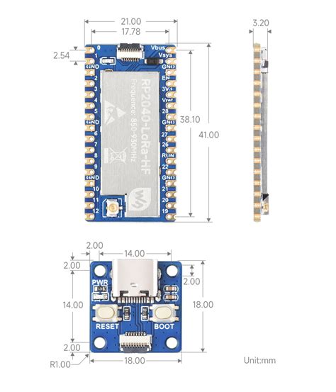 RP2040 LoRa Waveshare Wiki