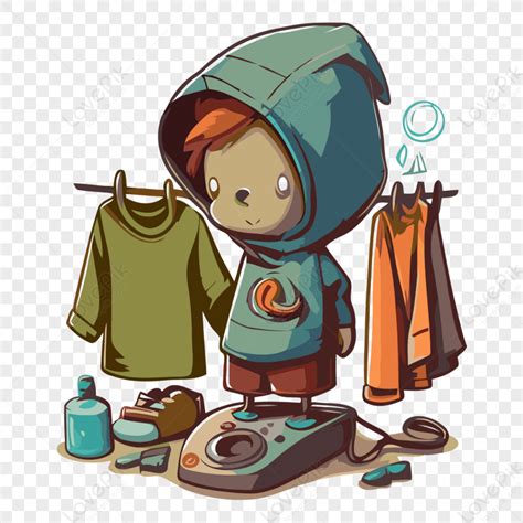 옷을 다림질하다 벡터상표클립 아트만화 Png 일러스트 무료 다운로드 Lovepik