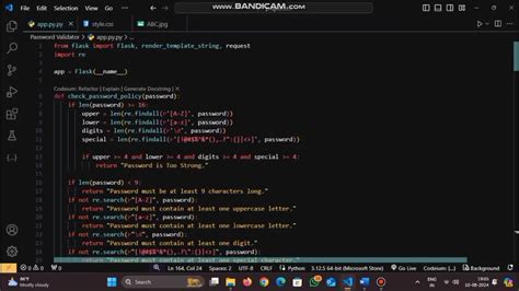 My Flask Based Password Validator Project Sayan Das Posted On The