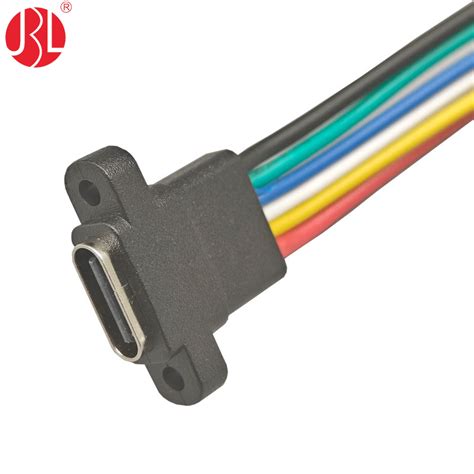 Usb 20c F 06f159l Waterproof Screw Lock Usb Type C Female Connector